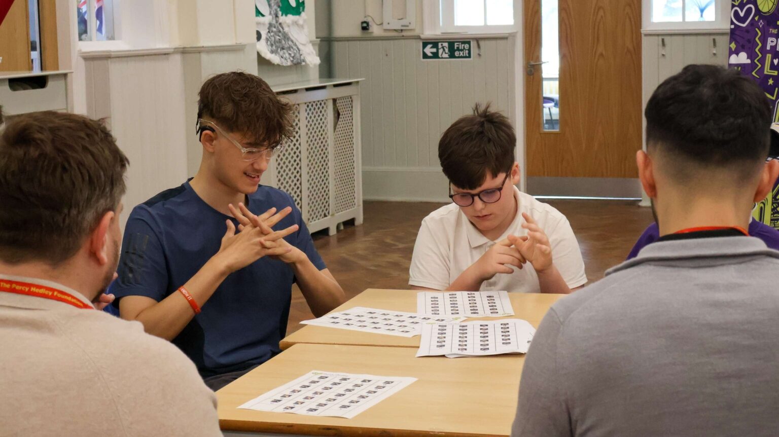 Deaf students celebrate Deaf Awareness Week with business signing ...